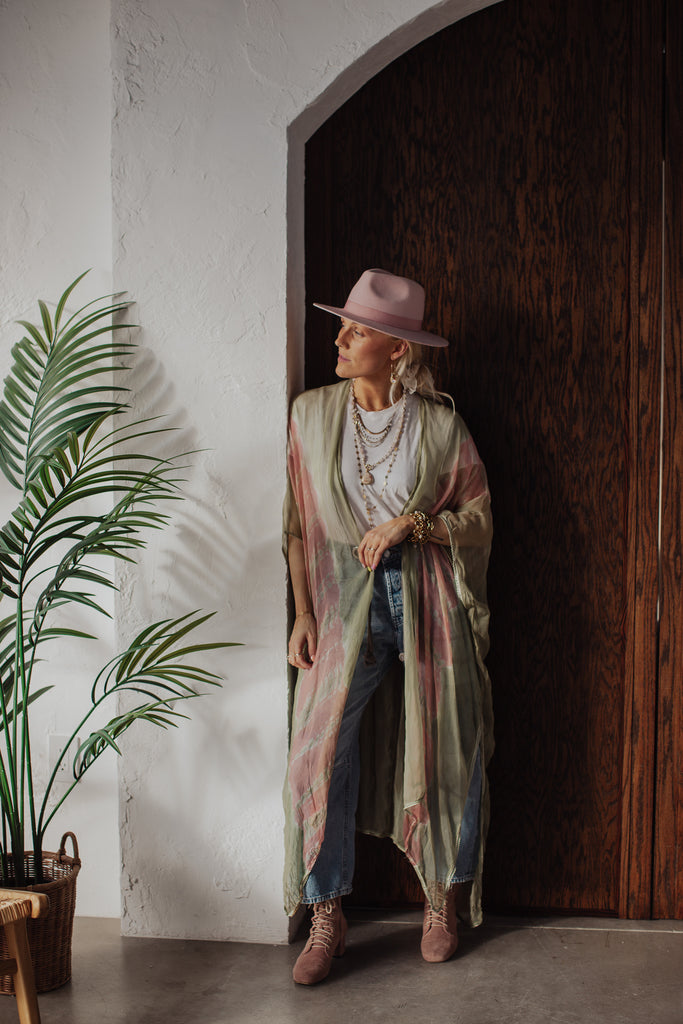 The Loved Textile Sari Duster- 29 | Ellemairco